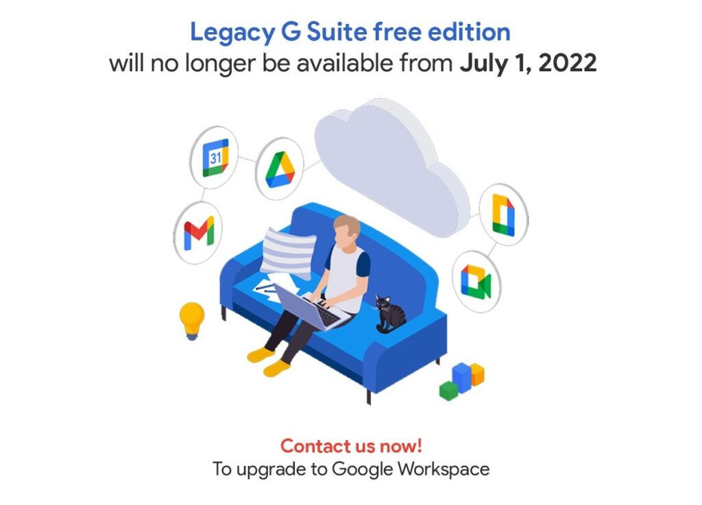 Legacy G Suite Free Edition of G Suite will no longer be available from ...